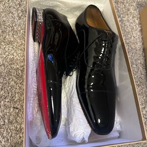 Christian Louboutin | Shoes | Christian Louboutin Black And Red Patent ...